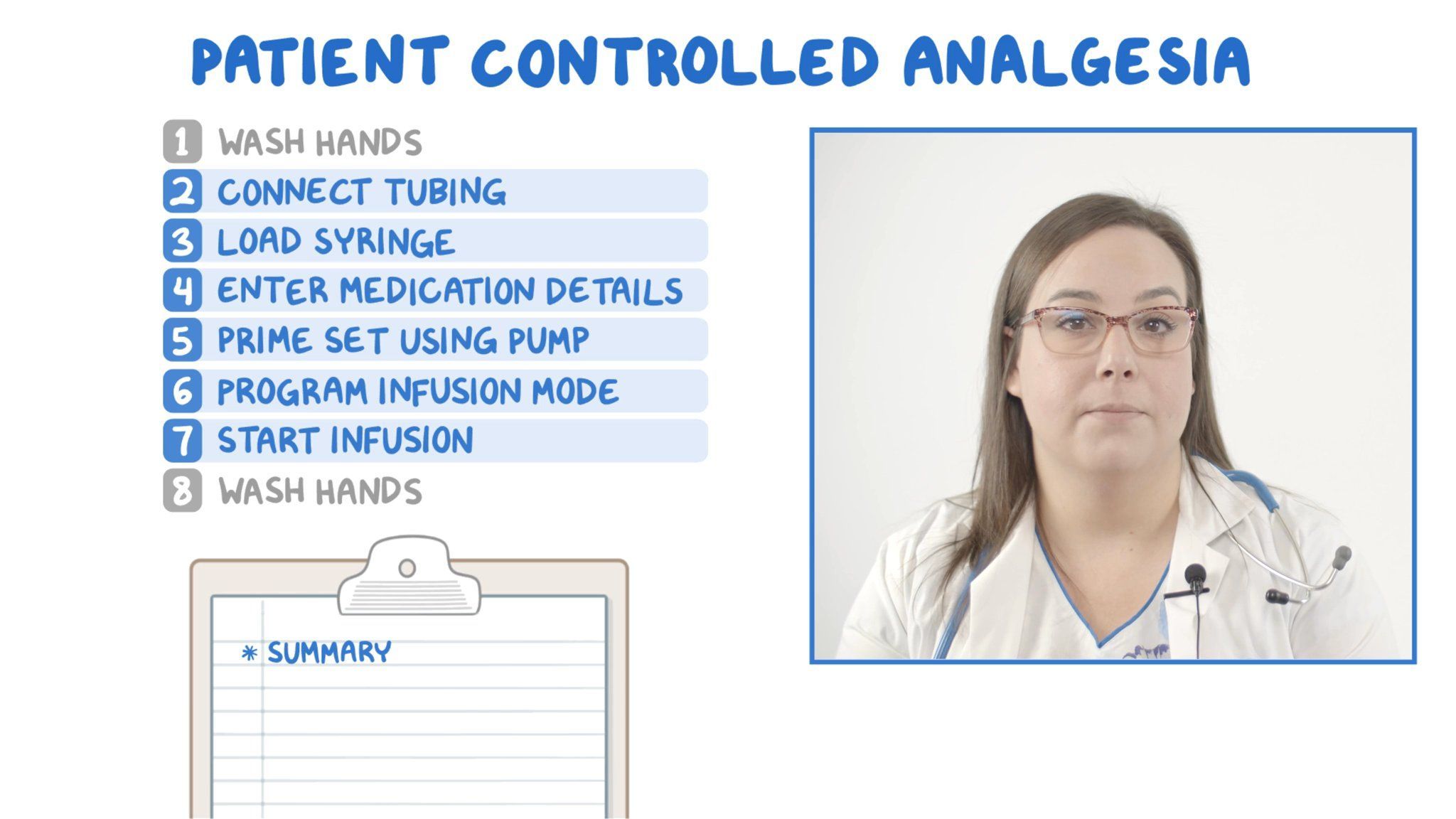 Video: Clinical skills: Patient controlled analgesia | Osmosis