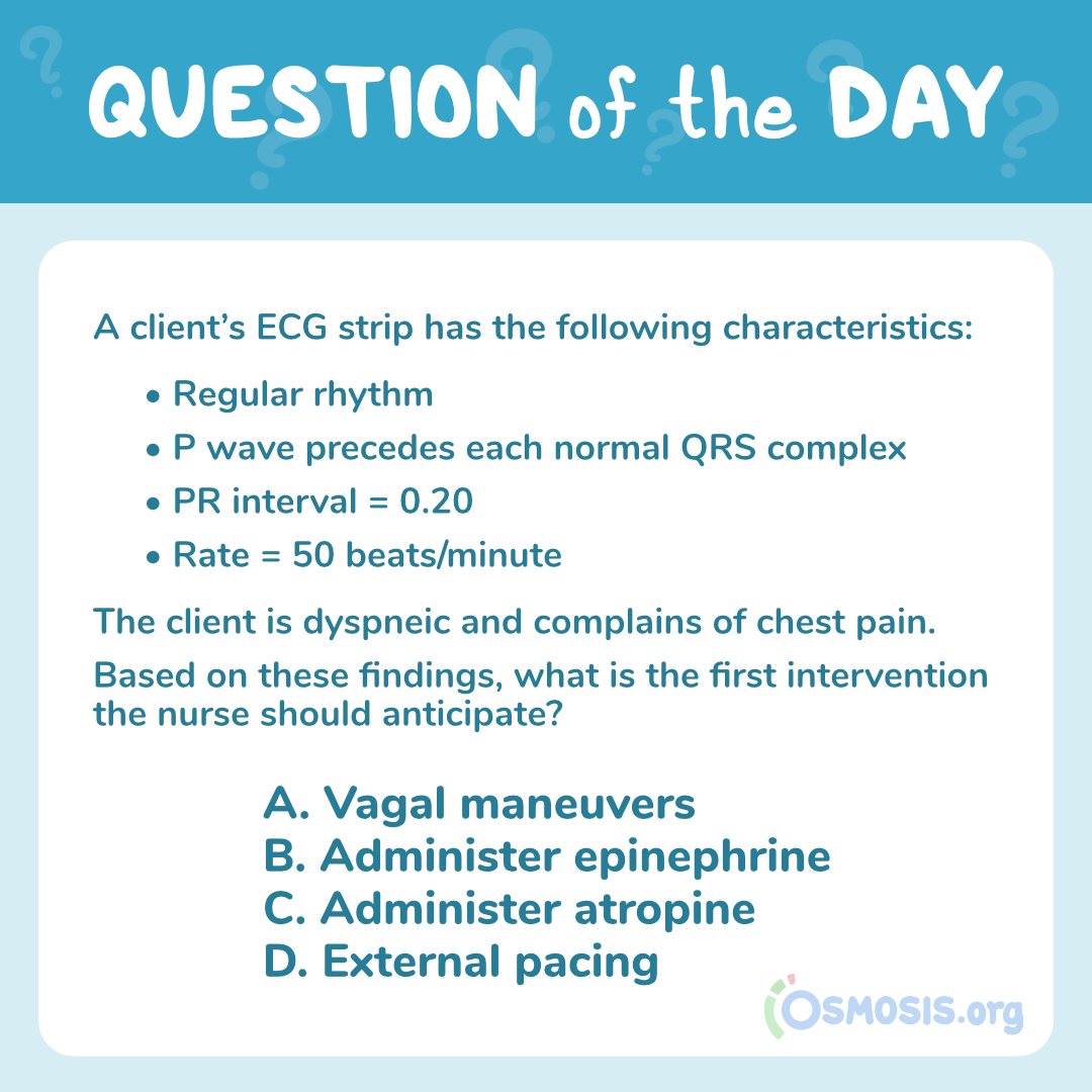 Study Tips: NCLEX® Question of the Day: ECG Strip