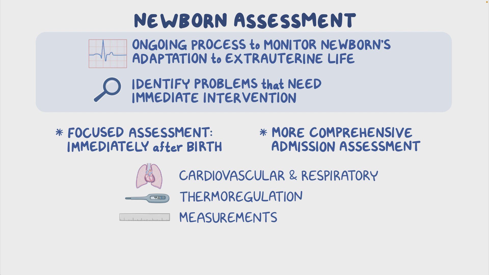 Video: Assessment of the Newborn | Osmosis