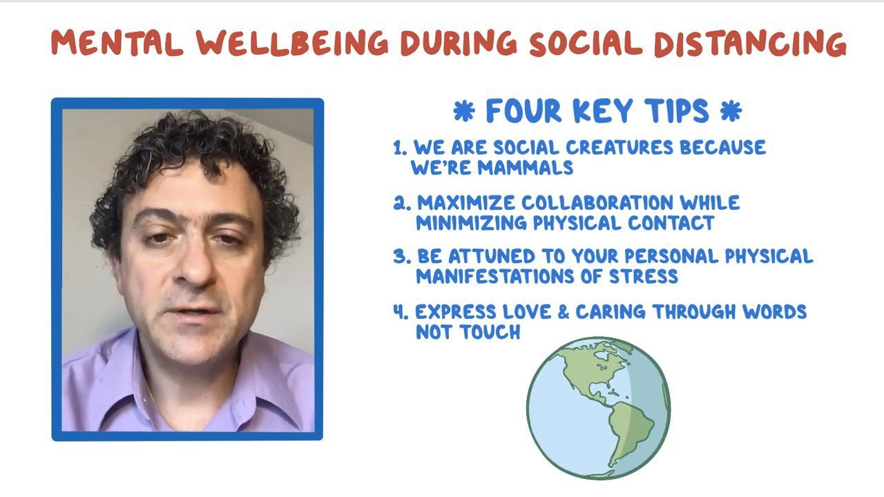 Video: Mental wellbeing during social distancing