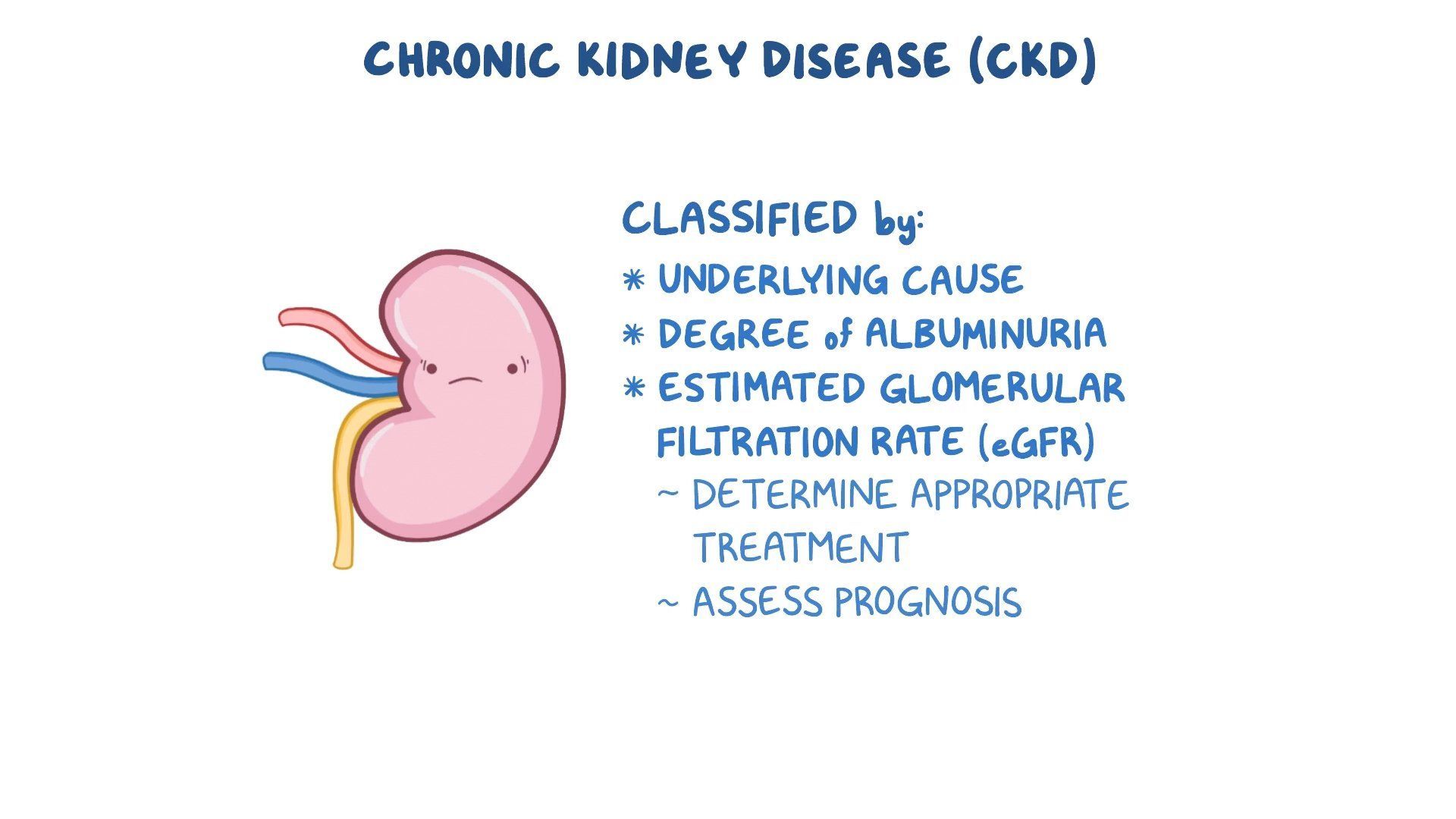Video: Chronic kidney disease: Clinical sciences | Osmosis