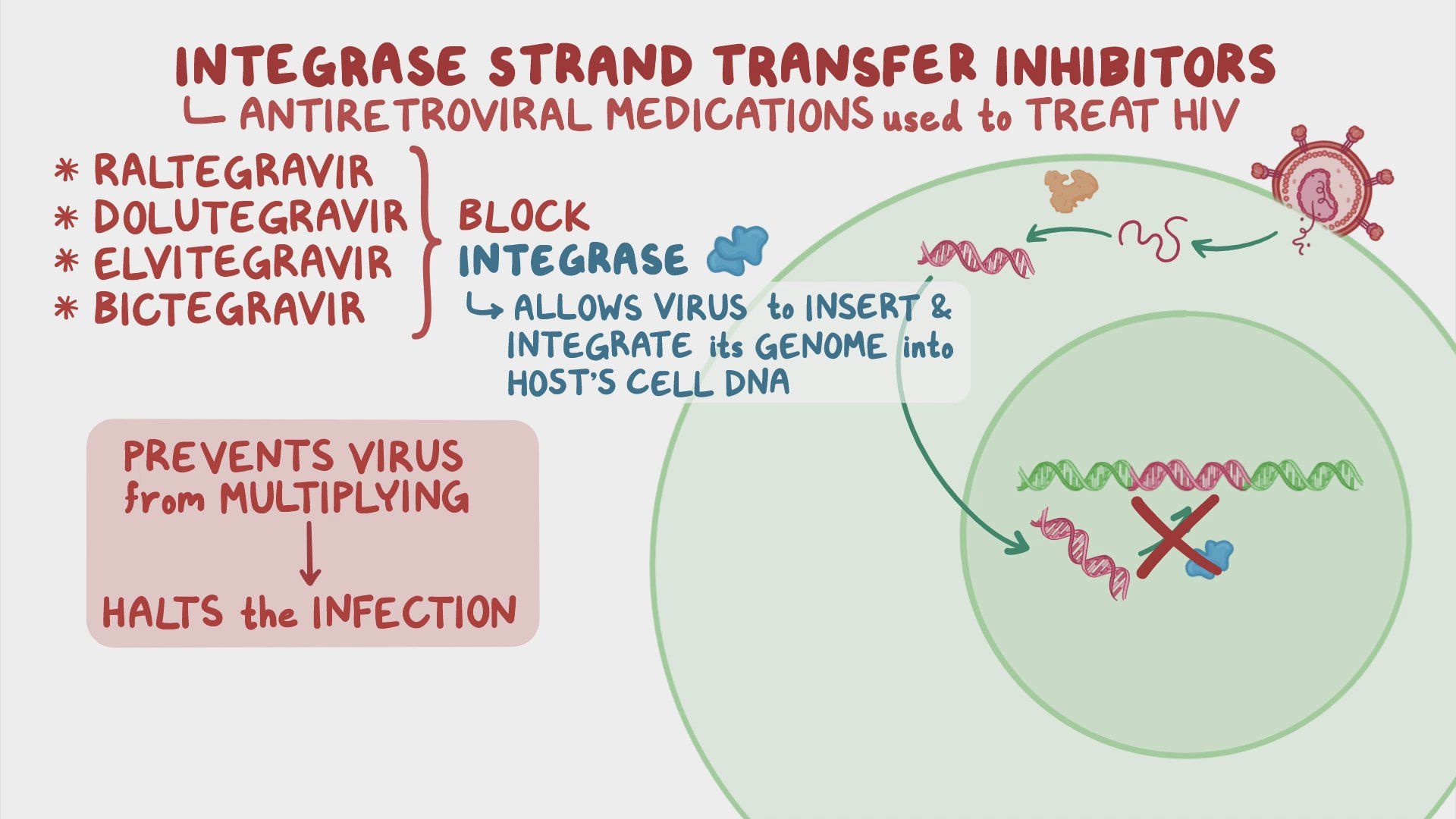 Video: Antiretrovirals for HIV/AIDS - Integrase strand transfer ...