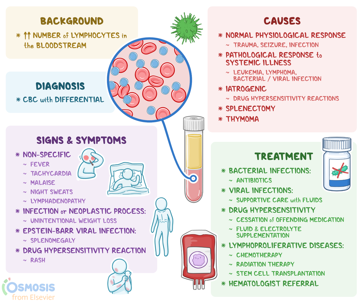 Lymphocytosis What It Is Causes Signs And Symptoms And More Osmosis