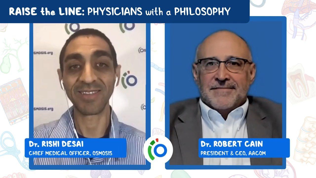 Video: Dr. Robert Cain: President and CEO of the AACOM (Raise the Line ...