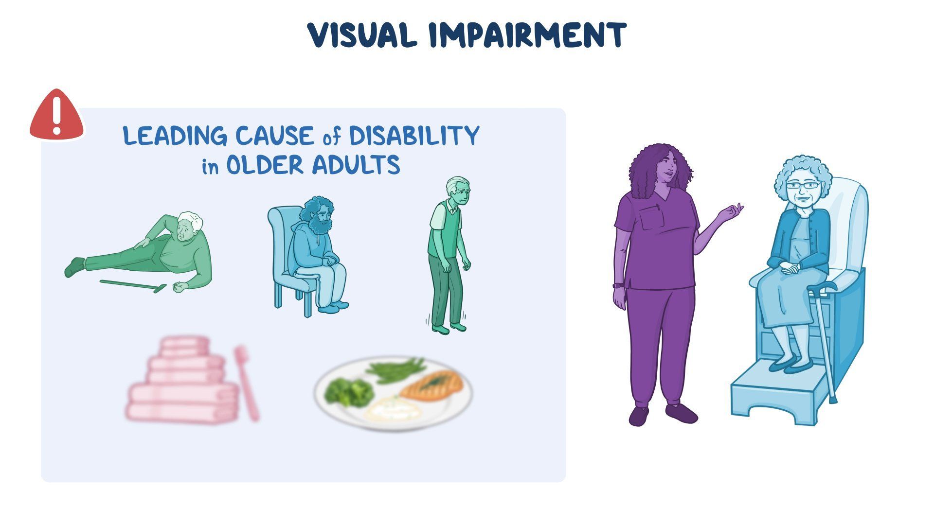 Video: Geriatric considerations - Visual impairment: Nursing | Osmosis