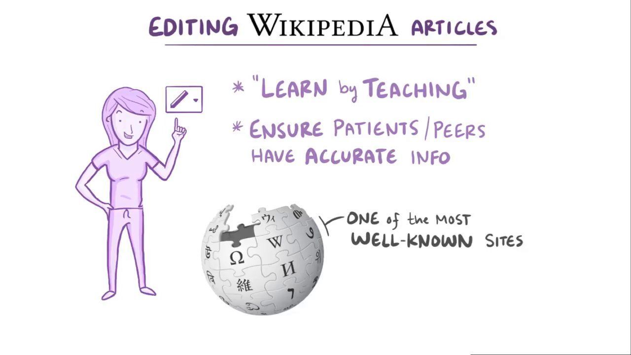 Video: Editing Wikipedia articles during medical school | Osmosis