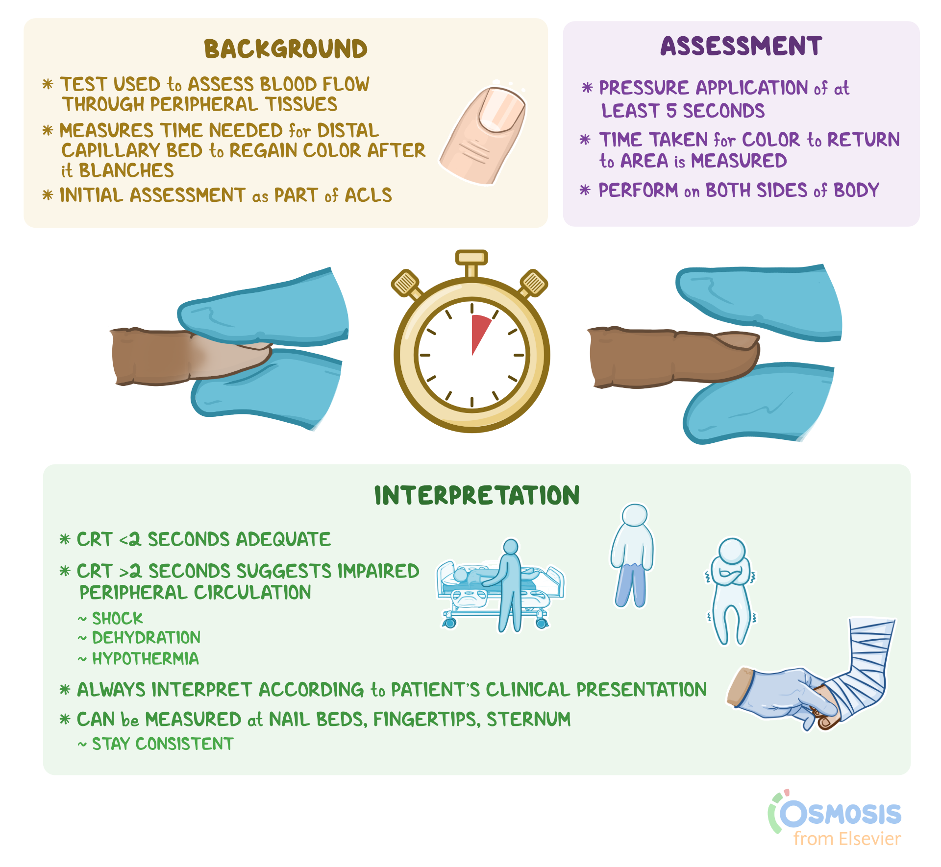 Capillary Refill Time: What Is It, Interpretation, and More | Osmosis