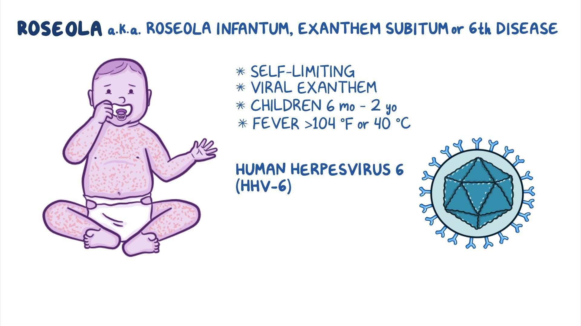 Video Roseola Exanthem Subitum Nursing Osmosis