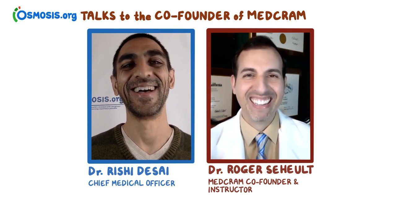 Video: Dr. Roger Seheult: Co-Founder of MedCram (Raise the Line) | Osmosis