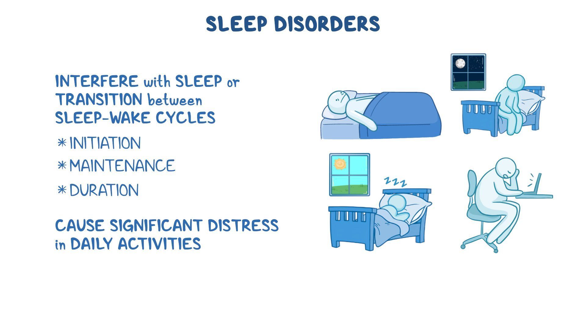 Video: Approach to sleep disorders: Clinical sciences | Osmosis